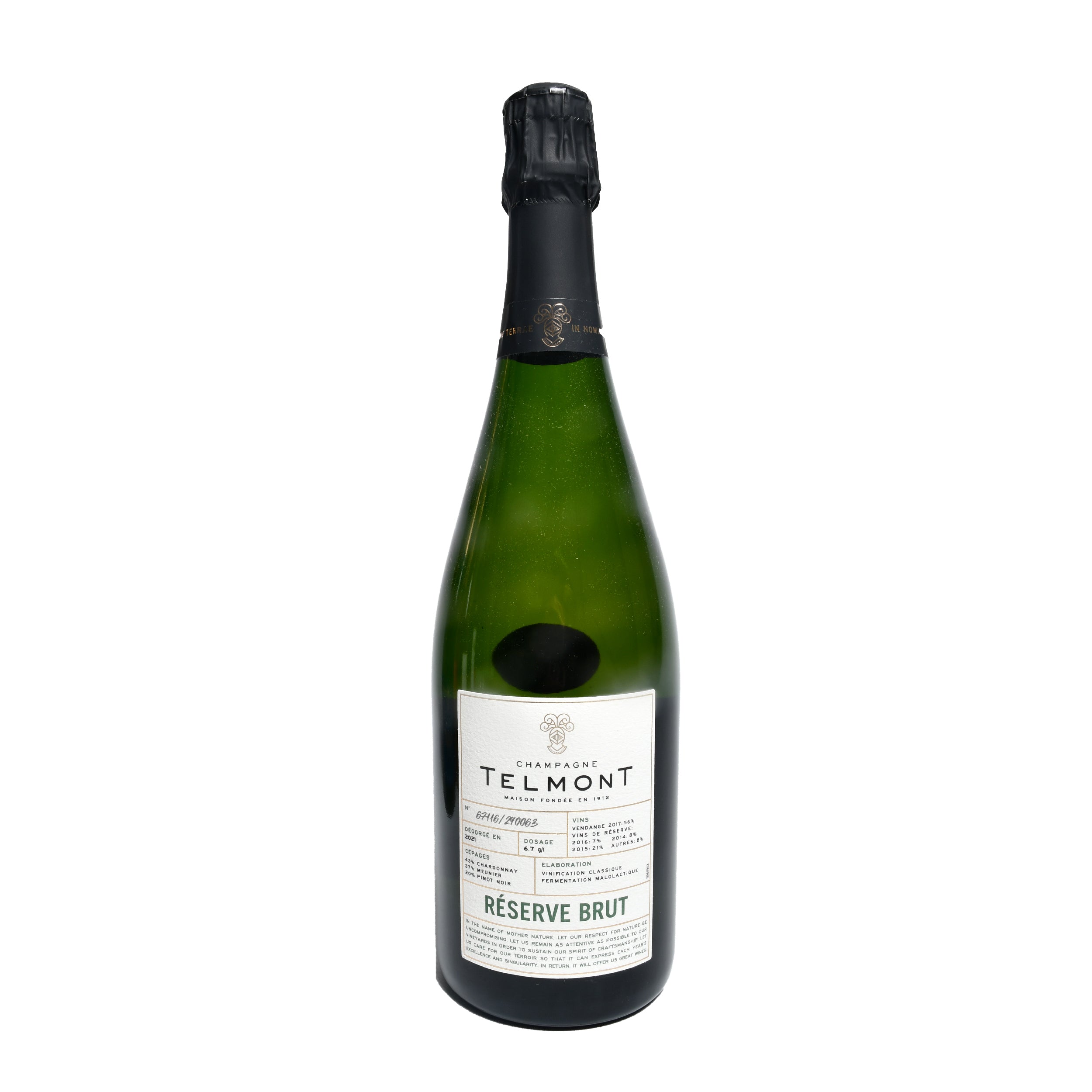 NV Reserve Brut, Champagne Telmont – Moonshine and Fuggles